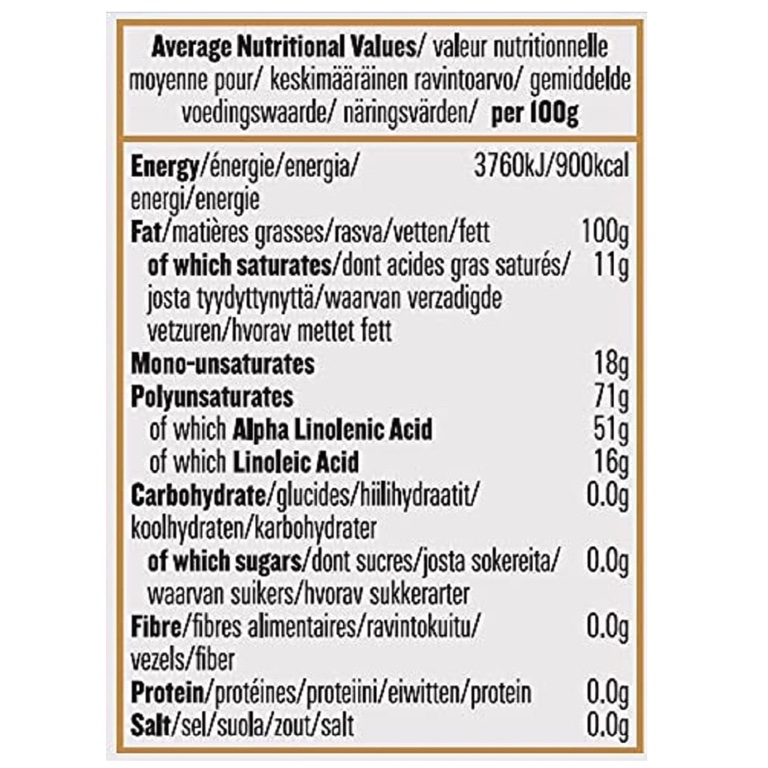 Organic flaxseed oil 250ml